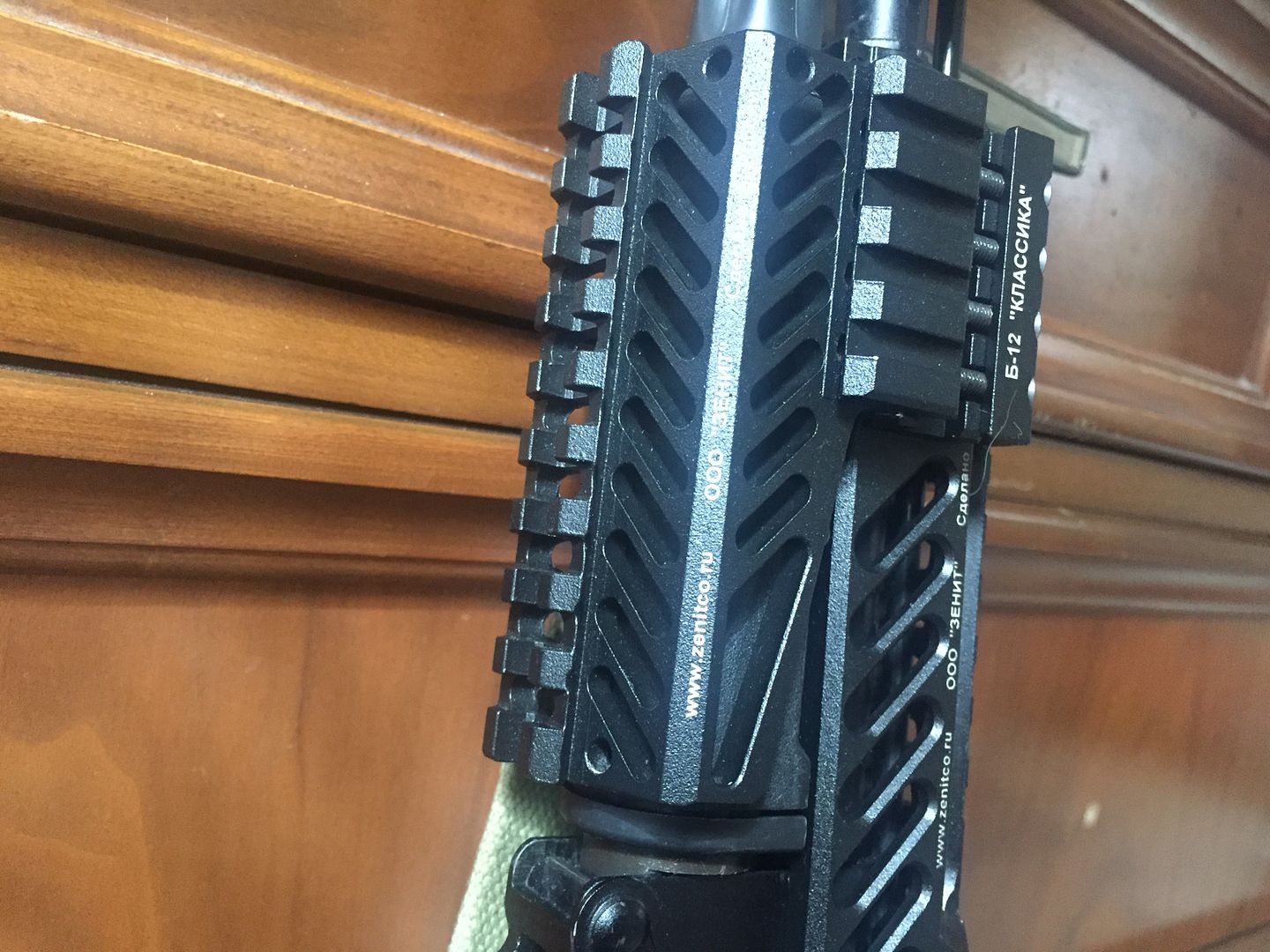 Manticore triangle stock, Zenitco rail - Calguns.net